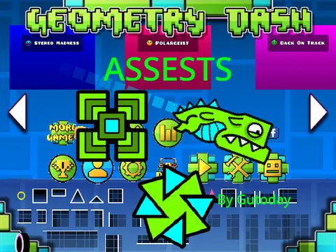 Geometry Dash Assets | Complete Resource Pack for Game Development