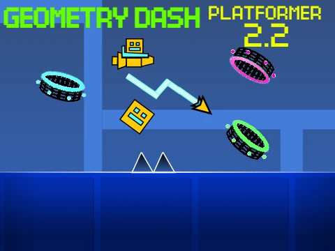 Geometry Dash Platformer 2.2 Part 1 - Fan Made Platformer Mode Game