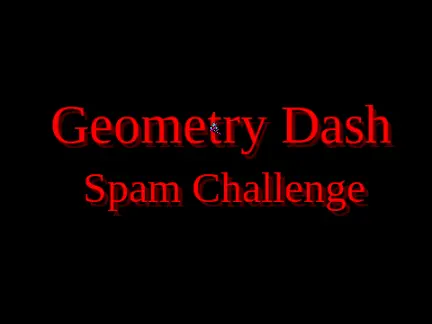Geometry Dash Spam Challenge But Easy - Beginners Friendly