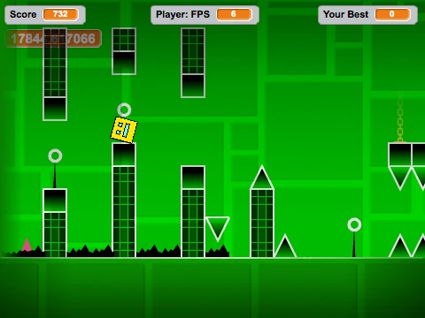 Geometry Dash Hard Jumper V - Multiple Control Options