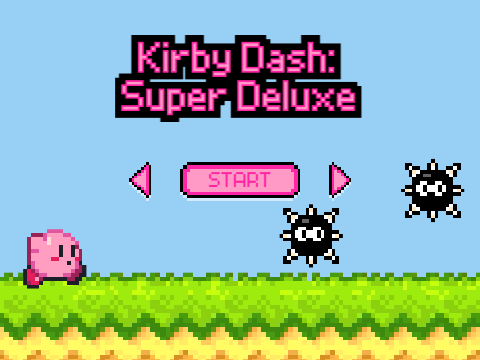 Kirby Dash Super Deluxe Free Kirby Platformer Game Online
