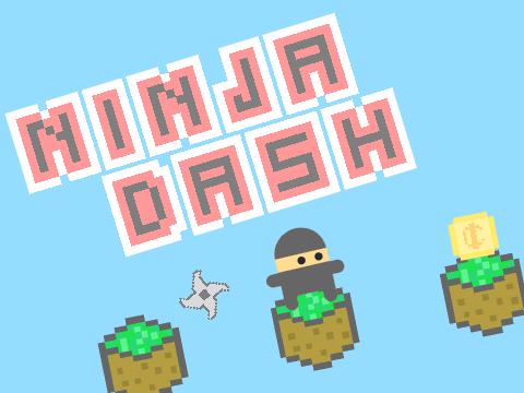 Ninja Dash V2 - Stealth Geometry Dash Game