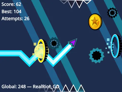 Sonic Wave Game v0.9.2 - Geometry Dash Wave Platformer Online